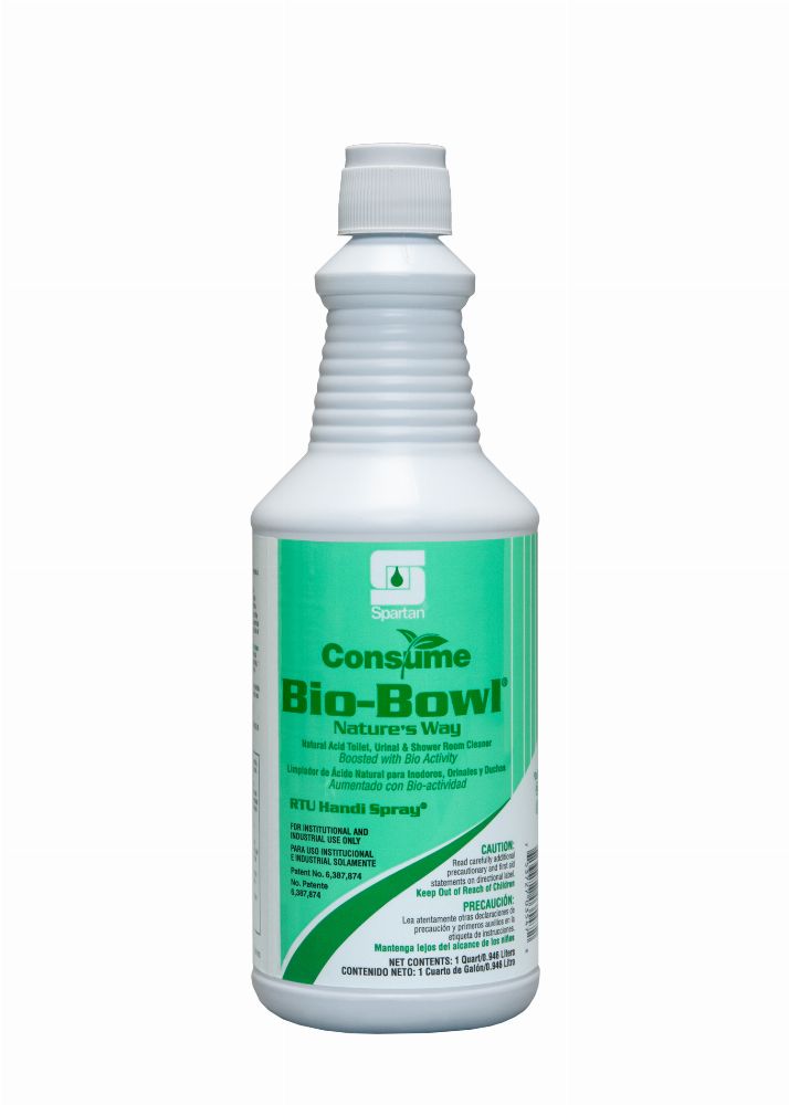 Consume Bio-Bowl Toilet, Urinal & Shower Cleaner 946ml | Clean Spot
